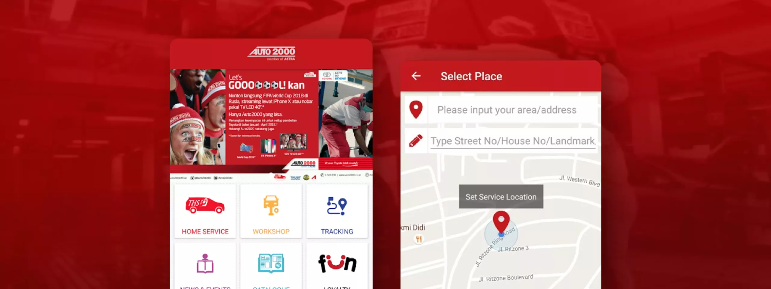 Astra Auto 2000 - Toyota Home Service - Badr Interactive