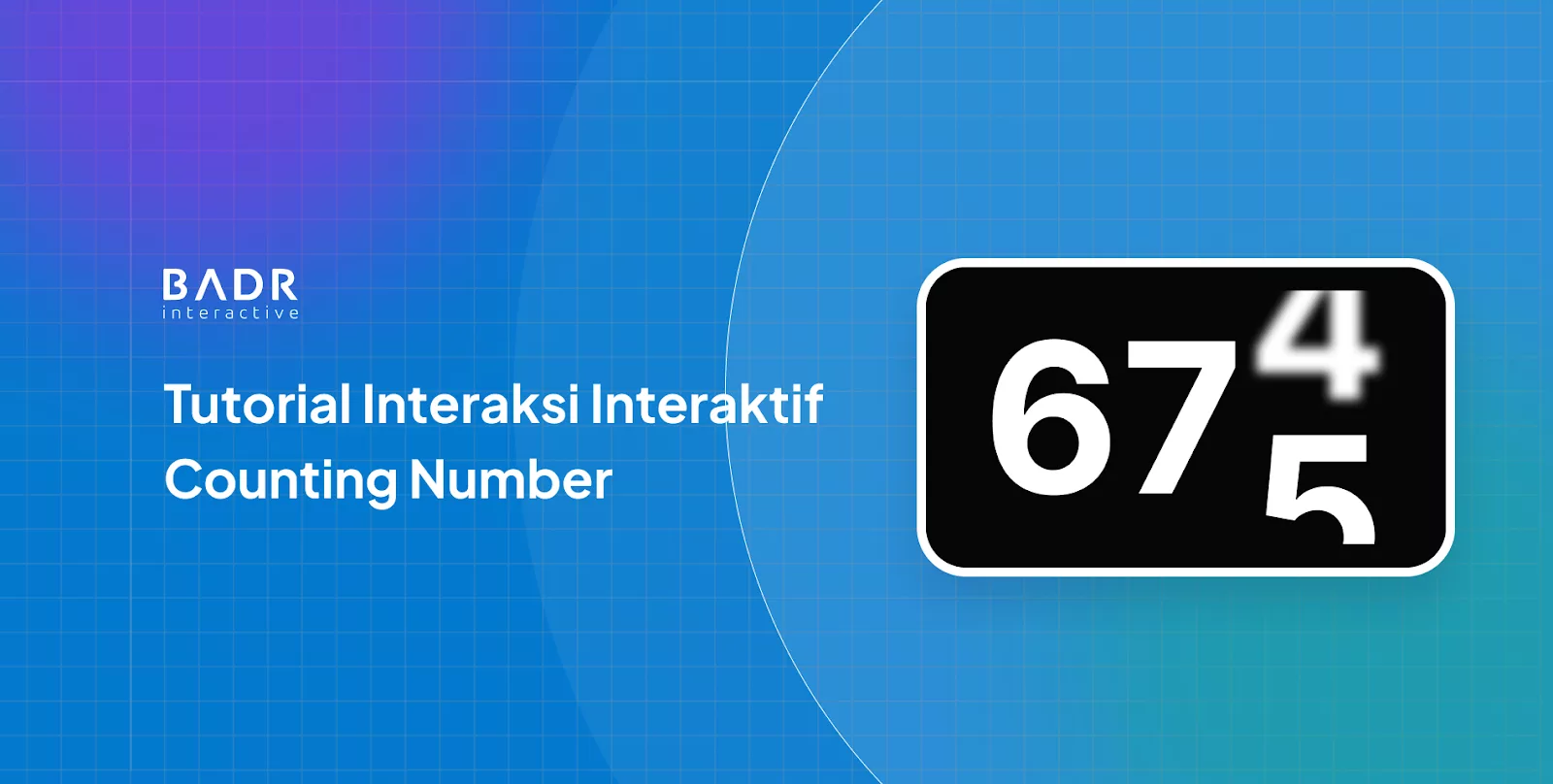 Tutorial Interaksi Interaktif Counting Number - Badr Interactive